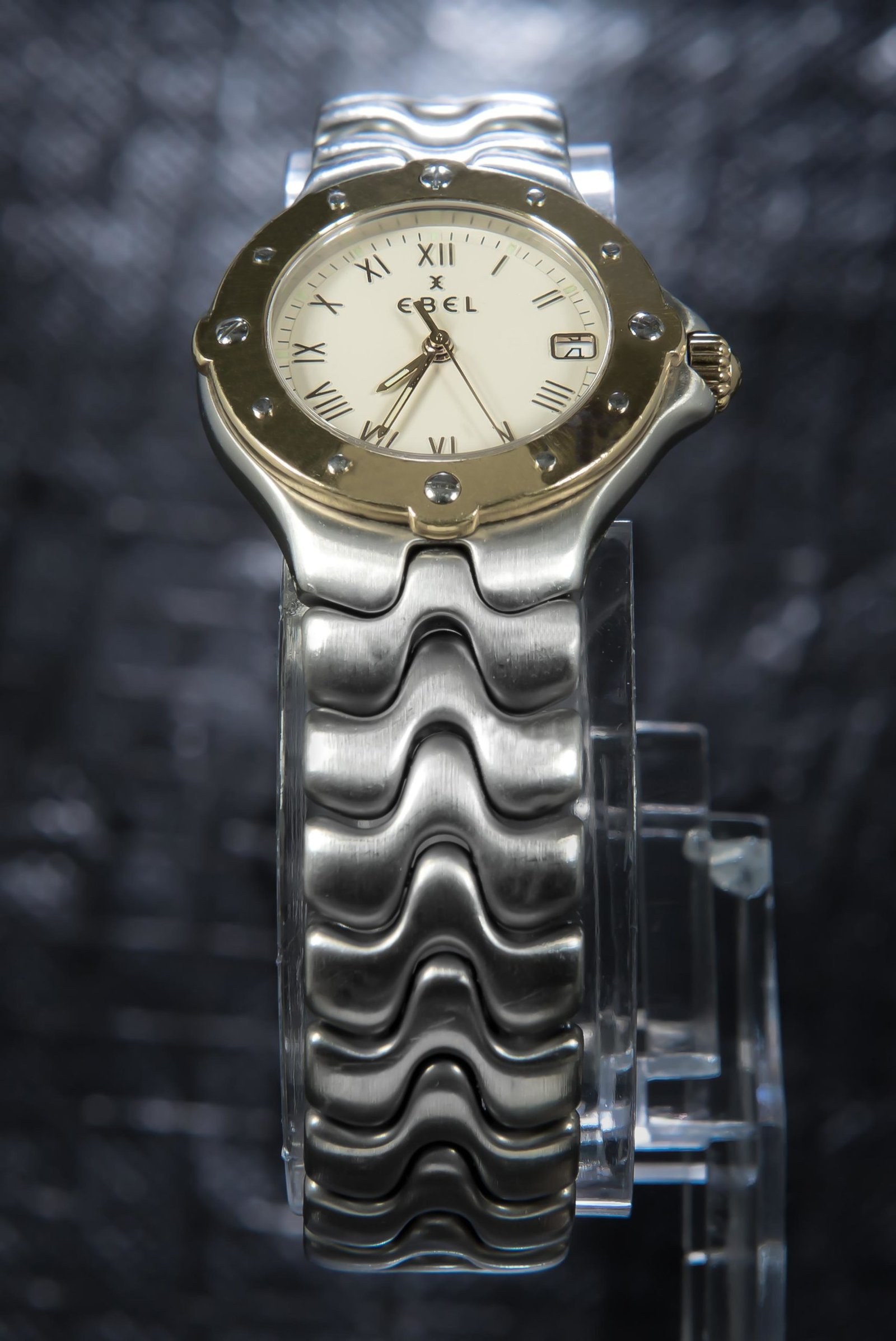 Ebel Sportwave E6087621 Gold/Steel Lady's Watch - Pawndeluxe