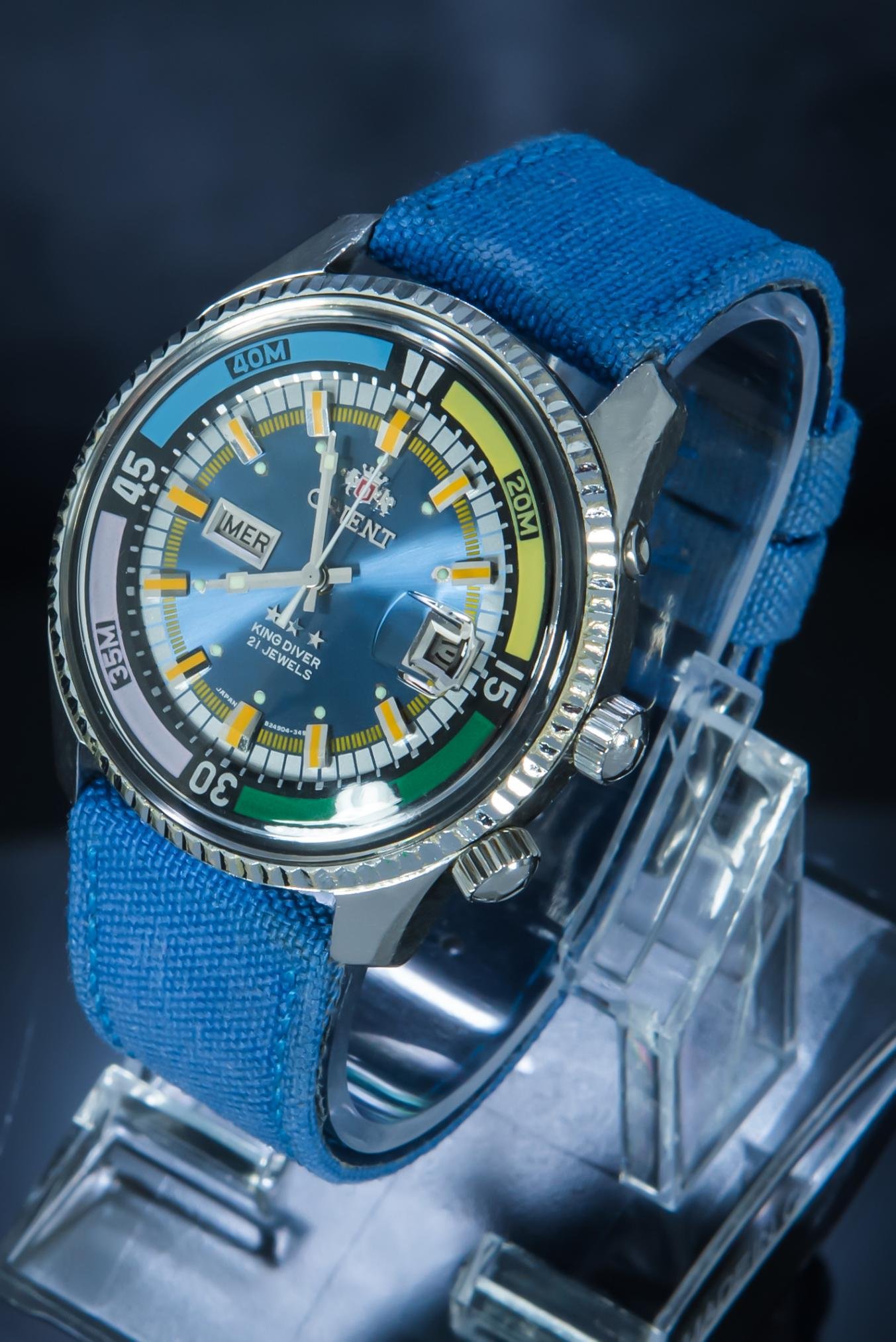 Orient Vintage Triple Star Day Date Automatic "King Diver" 45 mm ...