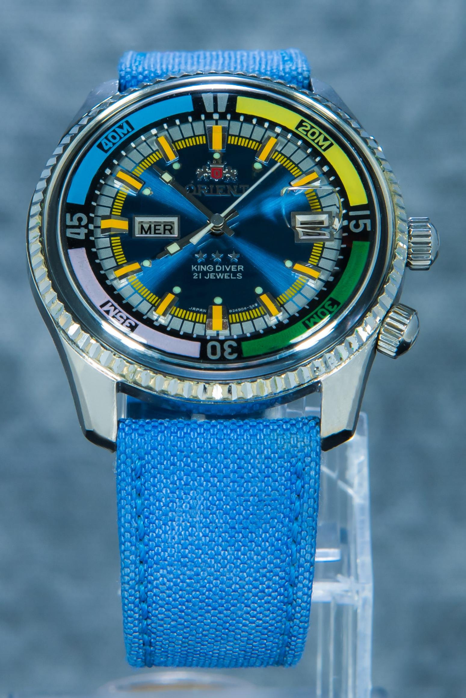 Orient Vintage Triple Star Day Date Automatic "King Diver" 45 mm ...