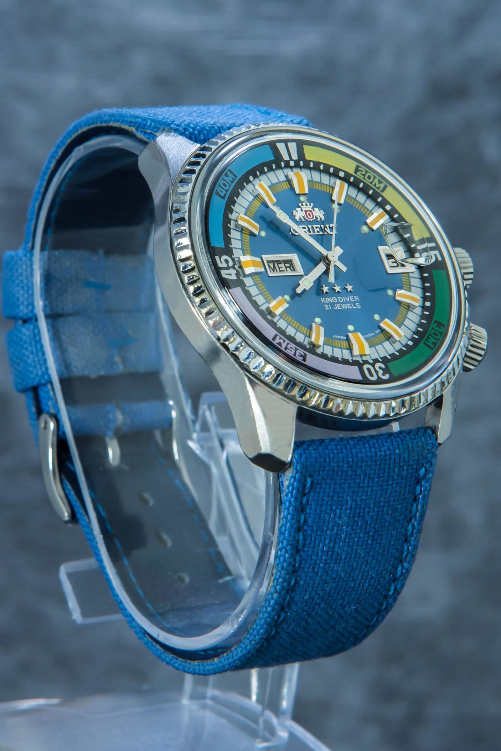 Orient Vintage Triple Star Day Date Automatic "King Diver" 45 mm ...