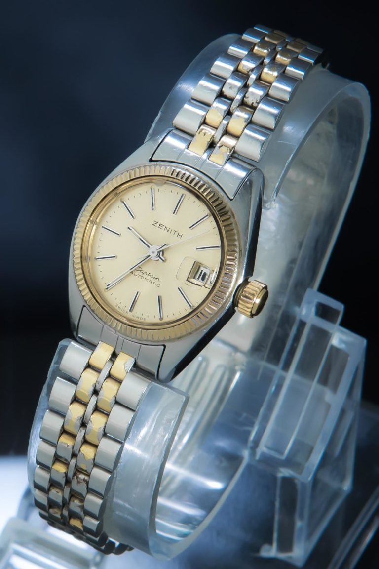 Zenith Vintage Captain Automatic Unique model Gold Plated - 8779 ...