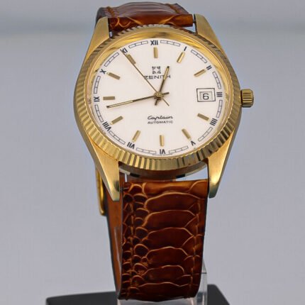 Zenith Captain Automatic Manufacture Caliber Grafted out 14K Solid ...
