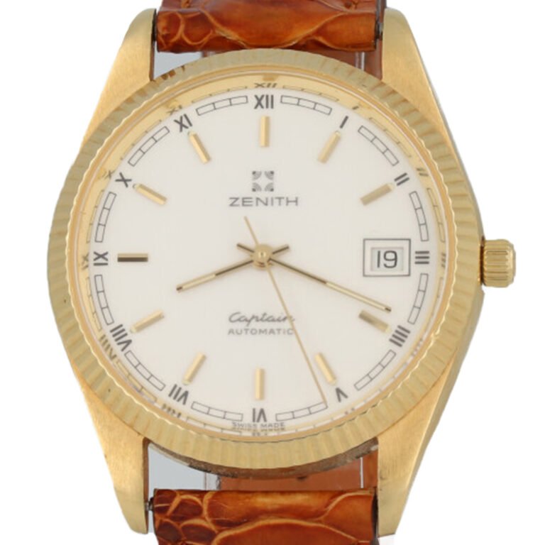 Zenith Captain Automatic Manufacture Caliber Grafted out 18K Solid ...