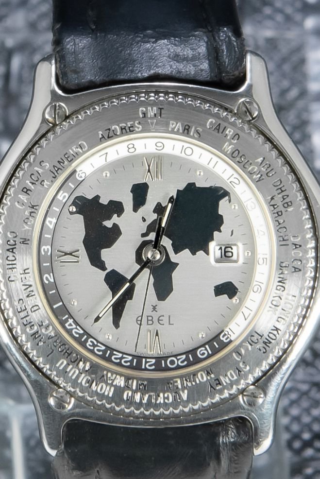 Ebel Voyager 9124341 Vintage World Timer GMT | Pawn Deluxe