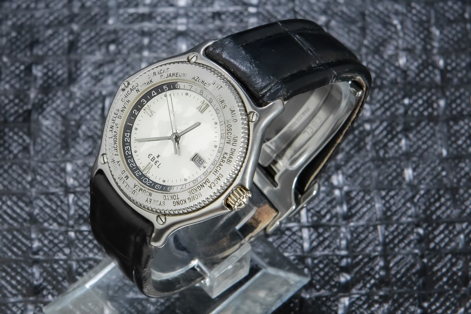 Ebel Voyager 9124341 Vintage World Timer GMT | Pawn Deluxe