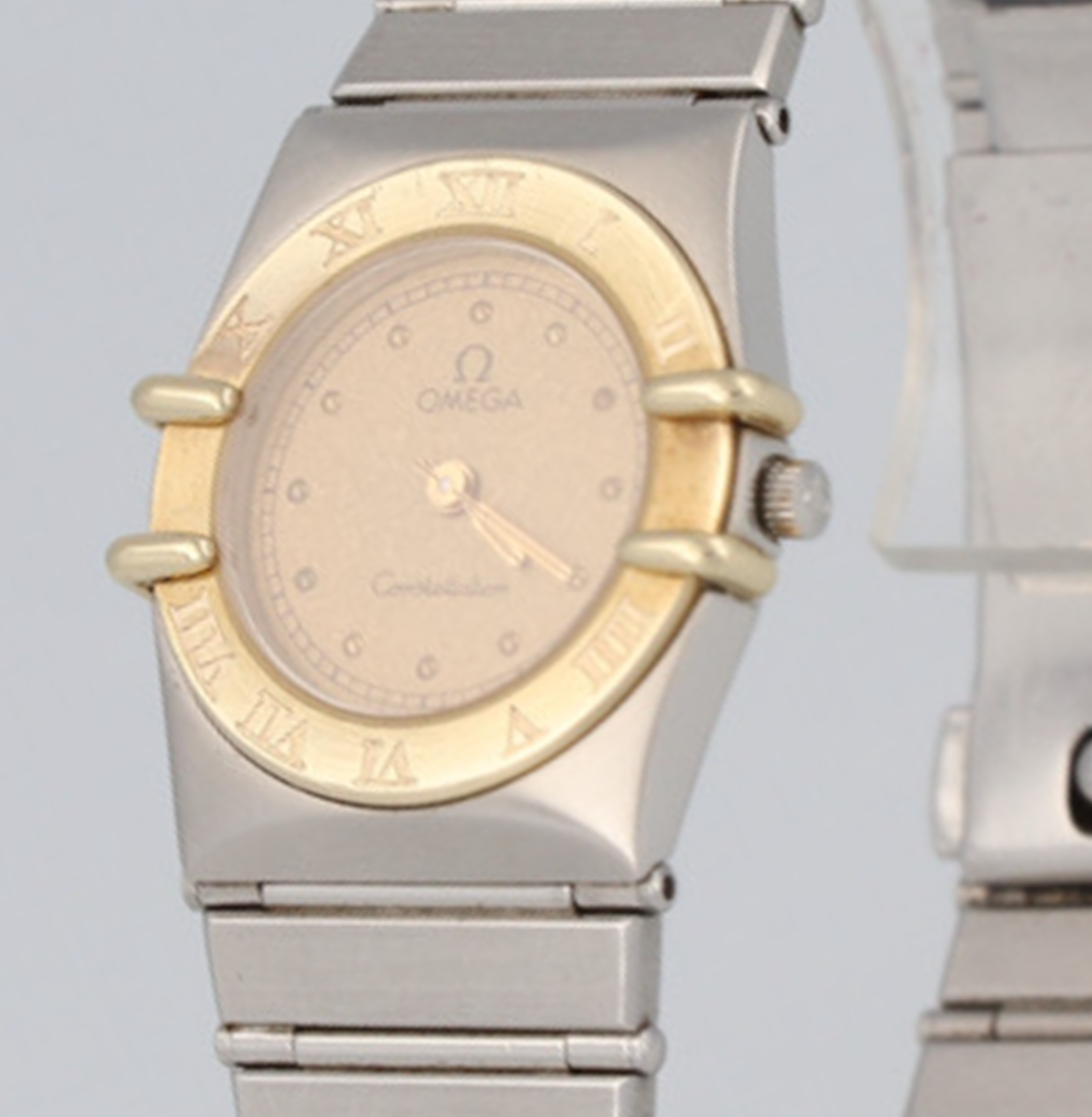 Omega Constellation Sport's Gold/Steel Champagne/Gold Dial - Roman ...