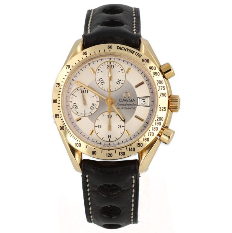 Omega Speedmaster Reduced 18K Yellow Gold / 1750083 / Prestige ...
