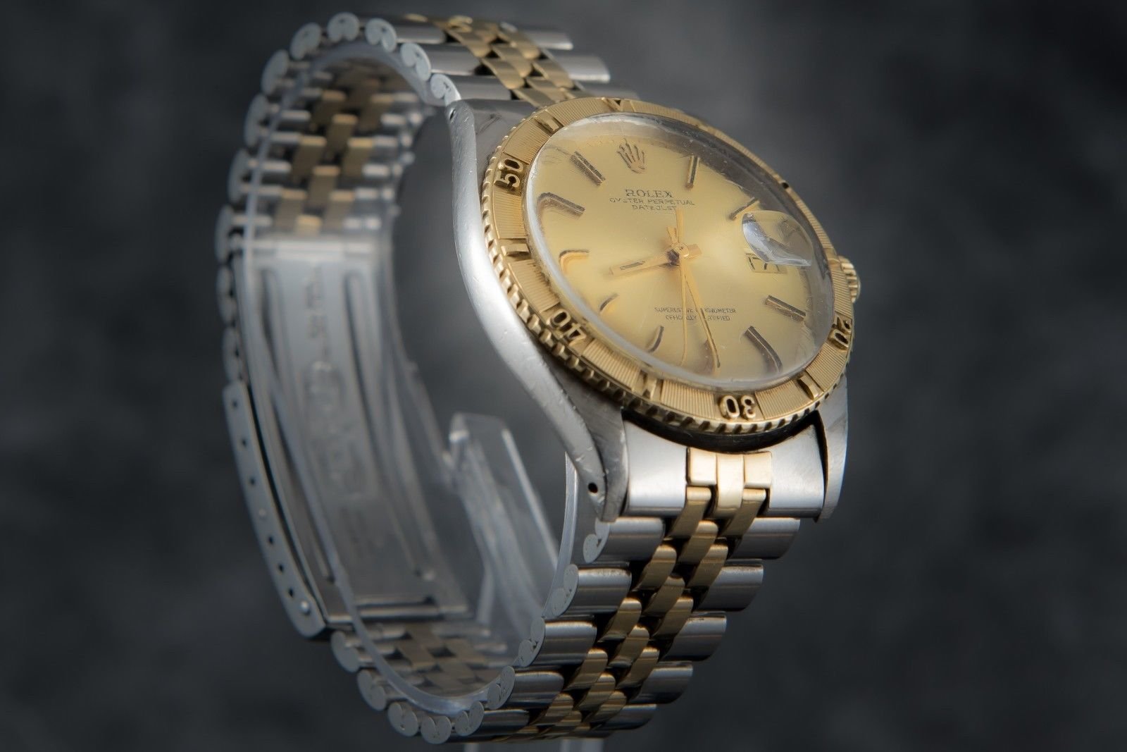 Rolex Datejust Turn-O-Graph 18K Gold/Steel 36mm Top Watch - Pawndeluxe