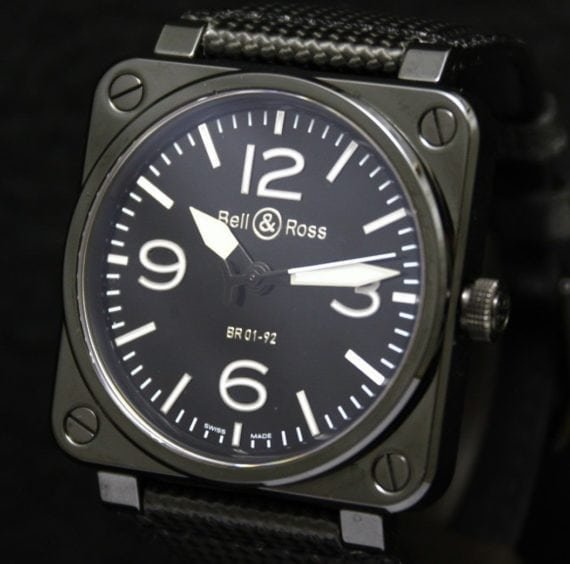 Bell & Ross Automatic BR0192-BL-CER/SCR - Pawndeluxe Exclusieve ...