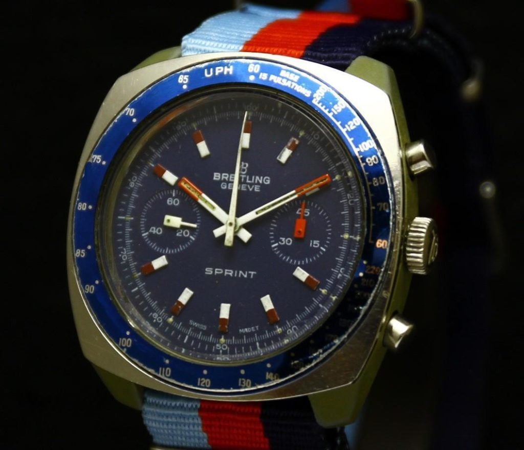 Breitling Sprint vintage Chronograph Valjoux 7733 Ref. 2116 Men's Watch ...